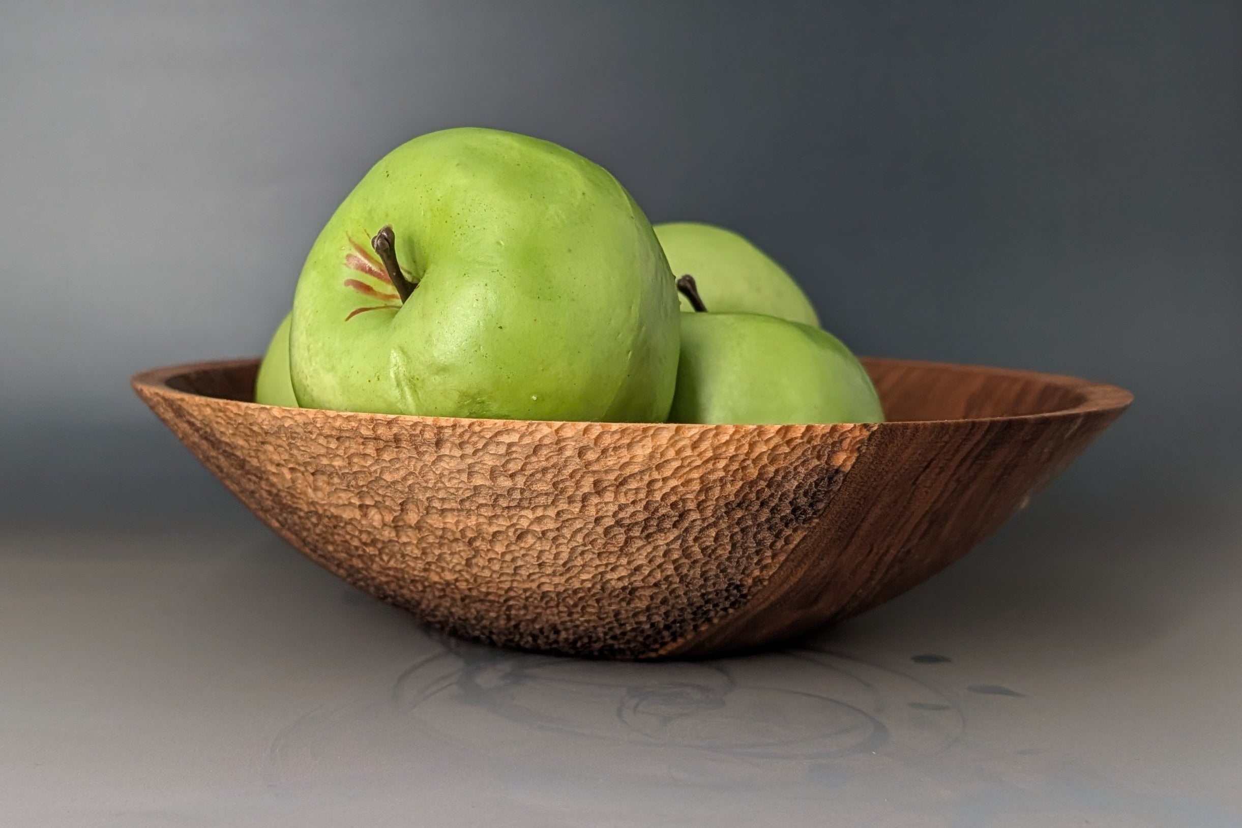Walnut Stippled Heartwood Bowl | Sourced from Livermore, CA | 10 ...